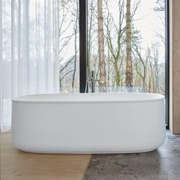 Duravit Zencha freistehende Badewanne, oval, 700463000000000,
