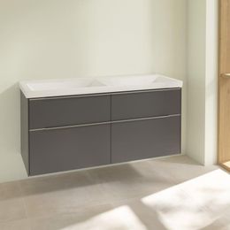 Villeroy & Boch Villeroy & Boch Subway 3.0 Schrank mit Doppelwaschtisch, 4 Ausz&uuml;ge, 4A71D301+C56800VR,