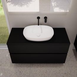 evineo ineo5 evo Unterschrank B: 120 cm mit 2 Ausz&uuml;gen, ineo3 Waschtisch B: 60 cm wei&szlig; matt,, BE0959BM+BE0965BM+BE0929WM,