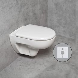 Geberit Renova Wand-WC, SET mit Zubeh&ouml;r, 203050000+TK3000+PR9999XX,