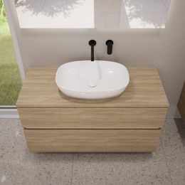 evineo ineo5 evo Unterschrank B: 120 cm mit 2 Ausz&uuml;gen, ineo3 Waschtisch B: 60 cm wei&szlig;,, BE0959OA+BE0965OA+BE0929WH,