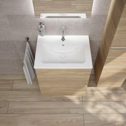 Duravit ME by Starck Waschtisch, evineo ineo5 evo Unterschrank B: 61 cm, 2 Ausz&uuml;ge, mit Griffmulde,, 2336630000+BE0719OA,