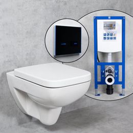 Geberit Renova Plan Wand-WC & Tellkamp WC-Sitz mit neeos Vorwandelement,, 202150000+16746BM#SET,