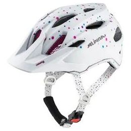 Alpina Carapax JR. - white polka dots matt - 51-56