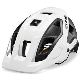 Cube Strover Mountainbike-Helm - white'n'black - 52-57cm