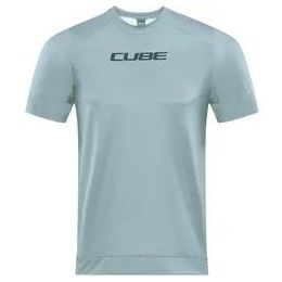 Cube Herren ATX Rundhalstrikot kurzarm - grey - L