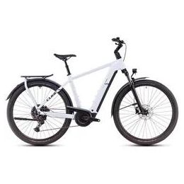 Cube Kathmandu Hybrid ONE 800 2025 - polarwhite ́n ́black - 50cm | 28 Zoll