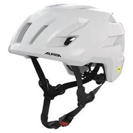 Alpina Taunus Gravel Mips Fahrradhelm - white matt - 55-59
