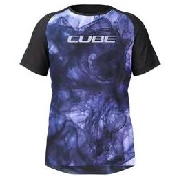 Cube Artline kurzarm MTB Trikot - blue / black - L