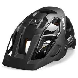 Cube Strover Mountainbike-Helm - schwarz - 52-57cm