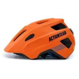 Cube LINOK Fahrradhelm - matt orange'n'blue - 49-55