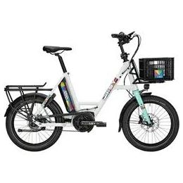 i:SY POP ART E5 ZR RT Kompakt-eBike - pop art weiss - Unisize | 20 Zoll