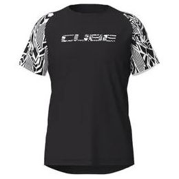 Cube Razzle Dazzle kurzarm MTB Trikot - black 'n' white - S