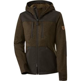Parforce Essential Damen Hoodie-Pirschjacke Oliv (Gr&ouml;&szlig;e: L)