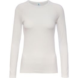 Odlo Performance Light Funktionsshirt Damen - wei&szlig; - Gr. S - Polyester/Polyamid/Elastan