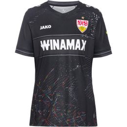 Jako Vfb Stuttgart 24-25 3rd Teamtrikot Damen, schwarz, Gr&ouml;&szlig;e: M