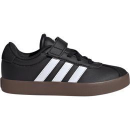 Adidas Vl Court 3.0 El C Sneaker Kinder - schwarz - Gr. 29 - Synthetik