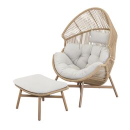 toom Lounge-Sessel 'Jolanda' braun 98 x 142 x 700 cm