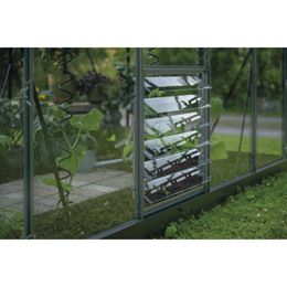 HALLS Lamellenl&uuml;fter-Set f&uuml;r Gew&auml;chshaus 'ICON' aluminiumfarben