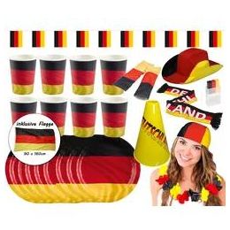 Amscan - Gro&szlig;es Deutschland Fan-Set (26-teilig)