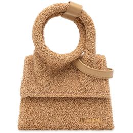 Jacquemus Hobo Bags - Boucle Raffia Le Chiquito Noeud - Gr. unisize - in Braun - f&uuml;r Damen
