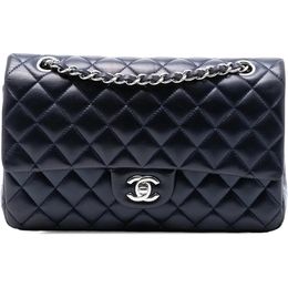 Chanel Hobo Bags - Medium Classic Lambskin Double Flap - Gr. unisize - in Blau - f&uuml;r Damen