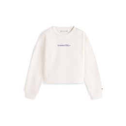 Tommy Hilfiger Sweatshirt M&auml;dchen Gr&ouml;&szlig;e 104 hellblau / wei&szlig;
