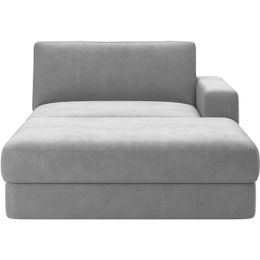 Recamiere Home Affaire "Innovid", grau, B:132cm H:87cm T:196cm, 100% Polyester, Sofas, Recamiere, Modernes Modul-Polsterprogramm