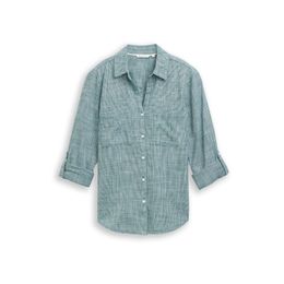 Tom Tailor Bluse Damen Gr&ouml;&szlig;e XL jade / wei&szlig;