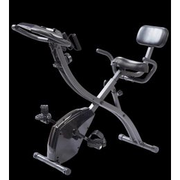 Heimtrainer MediaShop "Slim Cycle", schwarz, HeimtrainerB:56cm H:109cm L:106,7cm, Heimtrainer, 136 kg max. Benutzergewicht, klappbar, Fahrrad, 8 Widerstandsstufen, B:56cm H:109cm L:106,7cm