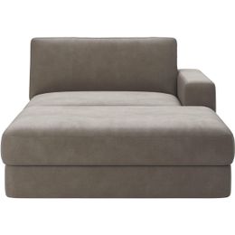 Recamiere Home Affaire "Innovid", braun (schlamm), B:132cm H:87cm T:196cm, 100% Polyester, Sofas, Recamiere, Modernes Modul-Polsterprogramm