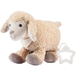 Spieluhr Sterntaler "Schaf Flocke, M", beige (sand), Spieluhren, BabyB:20cm H:15cm T:9cm, Polycotton, Polyester, B:20cm H:15cm T:9cm
