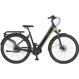 E-Bike Prophete "Geniesser 5.0" Gr. 48, schwarz (schwarz, schwarz), Elektrofahrr&auml;der, 48cm, 28 Zoll (71,12cm), Pedelec, Elektrofahrrad f&uuml;r Damen und Herren, Topseller