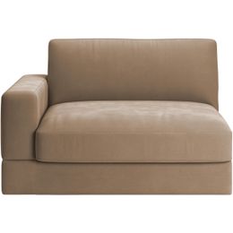 1,5-Sitzer Home Affaire "Innovid", braun (chocco), B:132cm H:87cm T:108cm, 100% Polyester, Sofas, Modernes Modul-Polsterprogramm