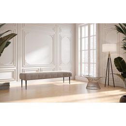 3-Sitzer Home Affaire "Amber", grau (anthrazit), B:159cm H:52cm T:54cm, 100% Polyester, Sofas, mit Knopfheftung,in verschieden Stoffarten