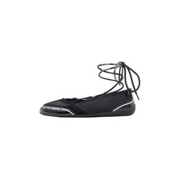 K by KARL LAGERFELD Karl Lagerfeld Ballerina Damen Gr&ouml;&szlig;e 37 schwarz / wei&szlig;