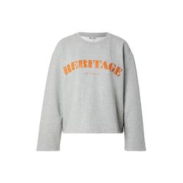 Object Sweatshirt 'OBJCAYA' Damen Gr&ouml;&szlig;e XS graumeliert / hummer