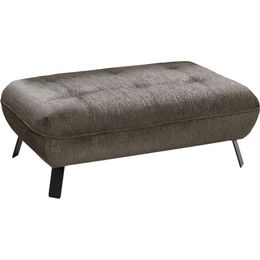 Hocker exxpo - SOFA FASHION, espresso, B:110cm H:44cm T:78cm, Hocker, Polsterhocker, bequem und modern