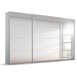 Schwebet&uuml;renschrank Rauch "Kleiderschrank Schrank Garderobe W&auml;scheschrank Ankleide ORACLE", grau (seidengrau), B:315cm H:210cm T:62cm, Holzwerkstoff, Schr&auml;nke, Schwebet&uuml;renschrank, inkl. Schubladen-Einsatz und extra Einlegeb&ouml;den MADE IN GERMANY