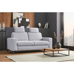Kopfst&uuml;tze Home Affaire "Lolland", silber, B:50cm H:25cm T:12cm, Polsterauflagen, Sofa-Zubeh&ouml;r Kopfst&uuml;tze, passend zur Polsterserie "Lolland"