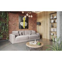 Big-Sofa Home Affaire "Innovid", grau (elefant), B:264cm H:87cm T:108cm, 100% Polyester, Sofas, Big-Sofa, Modernes Modul-Polsterprogramm