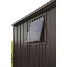 Fenster BioHort "f&uuml;r Ger&auml;tehaus Europa, Gr&ouml;&szlig;e 1-7, 2A, 4A, verschiedene Farben", dunkelgrau, metallic, B:73,3cm H:176cm, Stahl, Fenster, 73,3x5x176 cm
