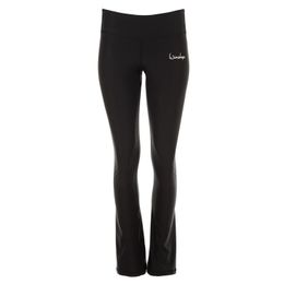 Leggings WINSHAPE "Functional Power Shape BCL102", Damen, Gr. XS, Normalgr&ouml;&szlig;en, schwarz, 80% Polyester, 20% Elasthan, Hosen Leggings, Boot Cut