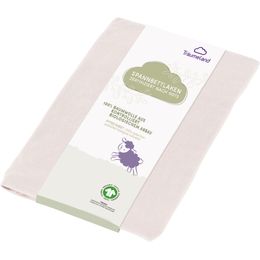 Tr&auml;umeland Bettlaken TR&Auml;UMELAND "Spannbetttuch", beige, B:70cm L:140cm, Jersey, Obermaterial: 100% Baumwolle, Bettlaken, Bettlaken, aus Bio-Baumwolle