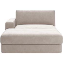 Recamiere Home Affaire "Innovid", grau (elefant), B:132cm H:87cm T:196cm, 100% Polyester, Sofas, Recamiere, Modernes Modul-Polsterprogramm
