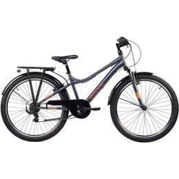 S'COOL Jugendfahrrad S&rsquo;COOL "S'COOL troX" Gr. 38, dunkelgrau, orange, Fahrr&auml;der, Kinder, 38cm, 26 Zoll (66,04cm), 26 Zoll, Jugendliche