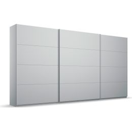 Schwebet&uuml;renschrank Rauch "Kleiderschrank Schrank Garderobe W&auml;scheschrank Ankleide OTELI", grau (seidengrau), B:360cm H:210cm T:68cm, Holzwerkstoff, Schr&auml;nke, Schwebet&uuml;renschrank, in verschiedenen Dekor- und Hochglanzfarben