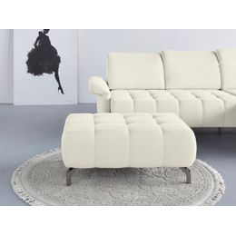 Polsterhocker Home Affaire "Fresh", wei&szlig;, B:102cm H:45cm T:68cm, 98% Polyester 2% Polyamid, Hocker, Polsterhocker, passend zum Ecksofa "Fresh", auch in Bezug Olympia EASY CLEAN
