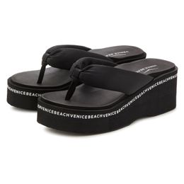Badezehentrenner Venice Beach "Slipper", Jungen, Gr. 41, schwarz, Obermaterial: 100% Textilmaterial. Decksohle: 100% Textilmaterial. Futter: 100% Textilmaterial. Laufsohle: 100% Synthetik, unifarben, Schuhe, Sandale, Pantolette, Badeschuh ultraleicht VEGAN