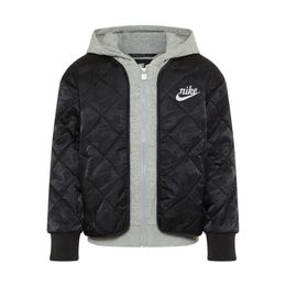 Doppeljacke Nike Sportswear "LO-LIGHT WEIGHT OUTERWEAR", Jungen, Gr. 104 (4), schwarz, Obermaterial: 100% Nylon, Jacken, mit Kapuze, mit Eingrifftaschen, mit Rei&szlig;verschluss, f&uuml;r Children